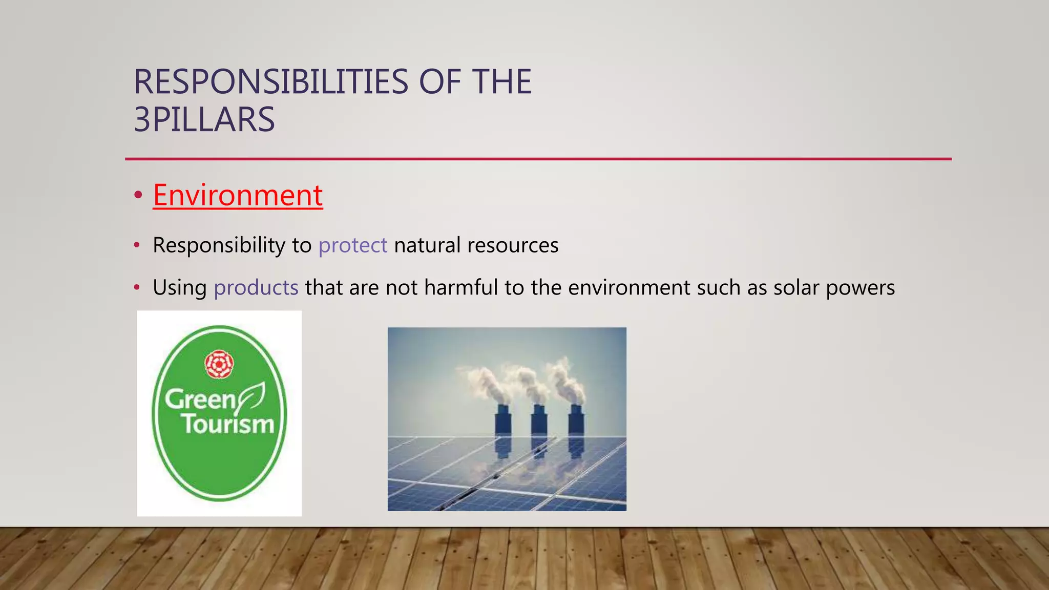 Sustainable and responsible (slides) | PPTX