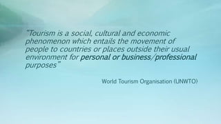 Sustainable Tourism; What it is and how you can do it | PPTX