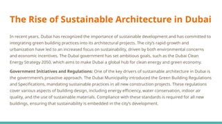 Sustainable Architecture in Dubai_ Pioneering Green Building Practices.pptx