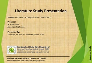 Sustainable Architecture_Literature Study.pdf