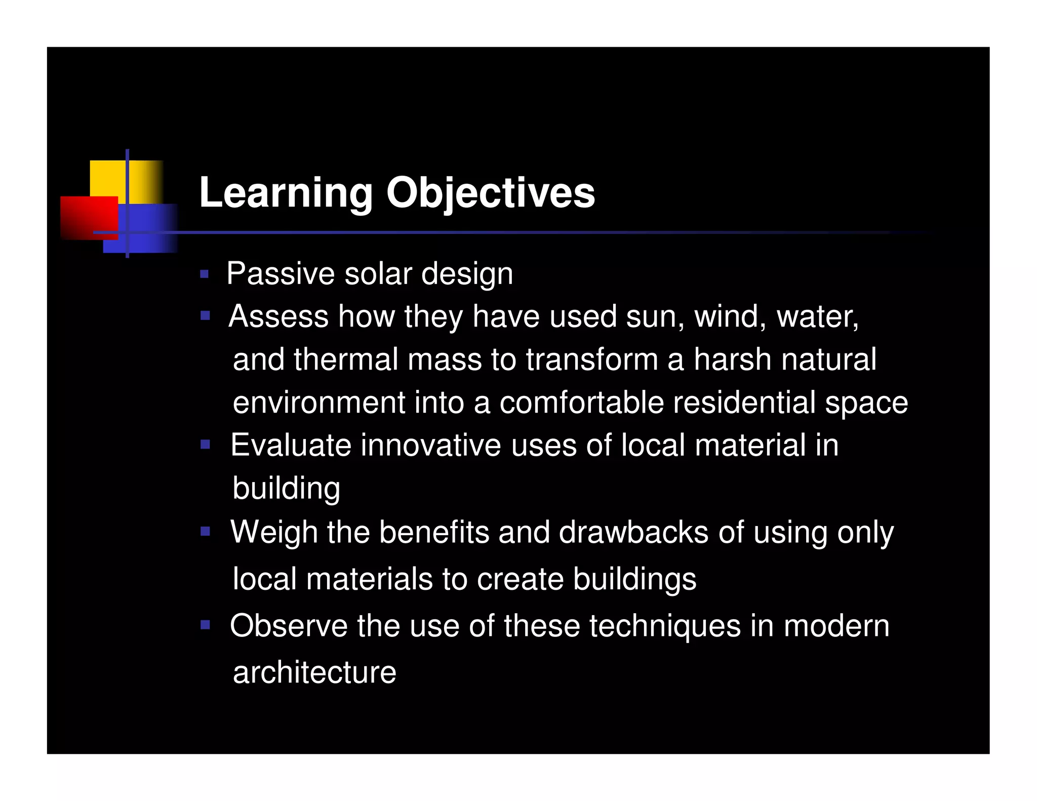 Sustainable architecture without architects presentation | PDF
