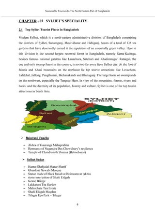 Sustainable Tourism in Sylhet | PDF
