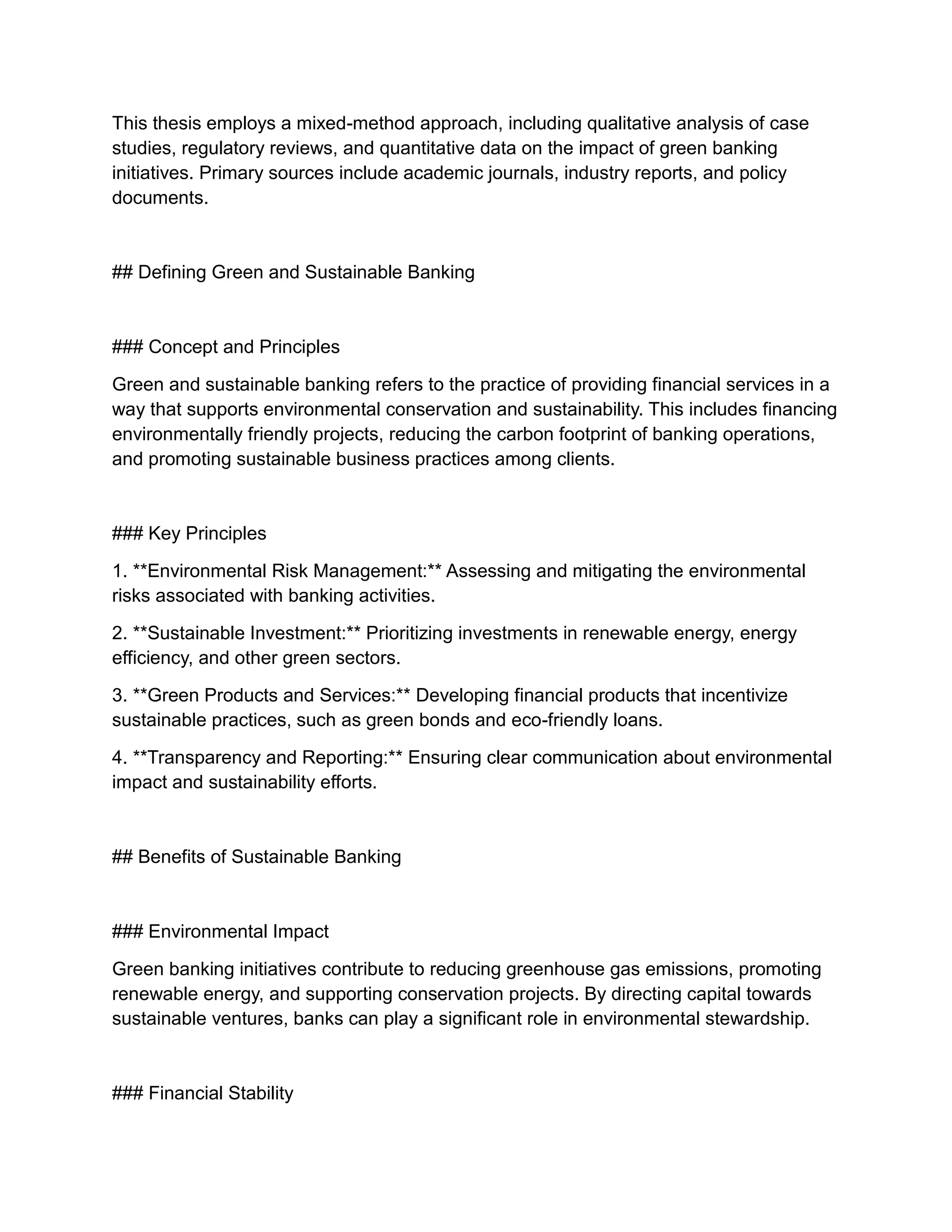 Green and Sustainable Banking: A Pathway to Environmental ...