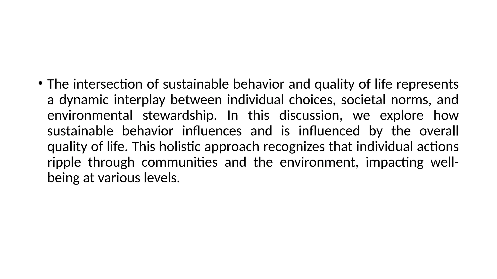 Sustainable Behavior and Quality of Life.pptx