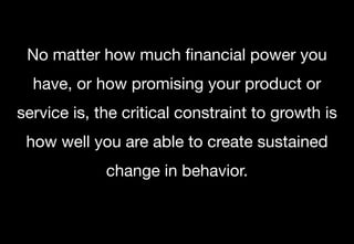 Sustainable behavior change as a strategic imperative | KEY | Business Administration | Business