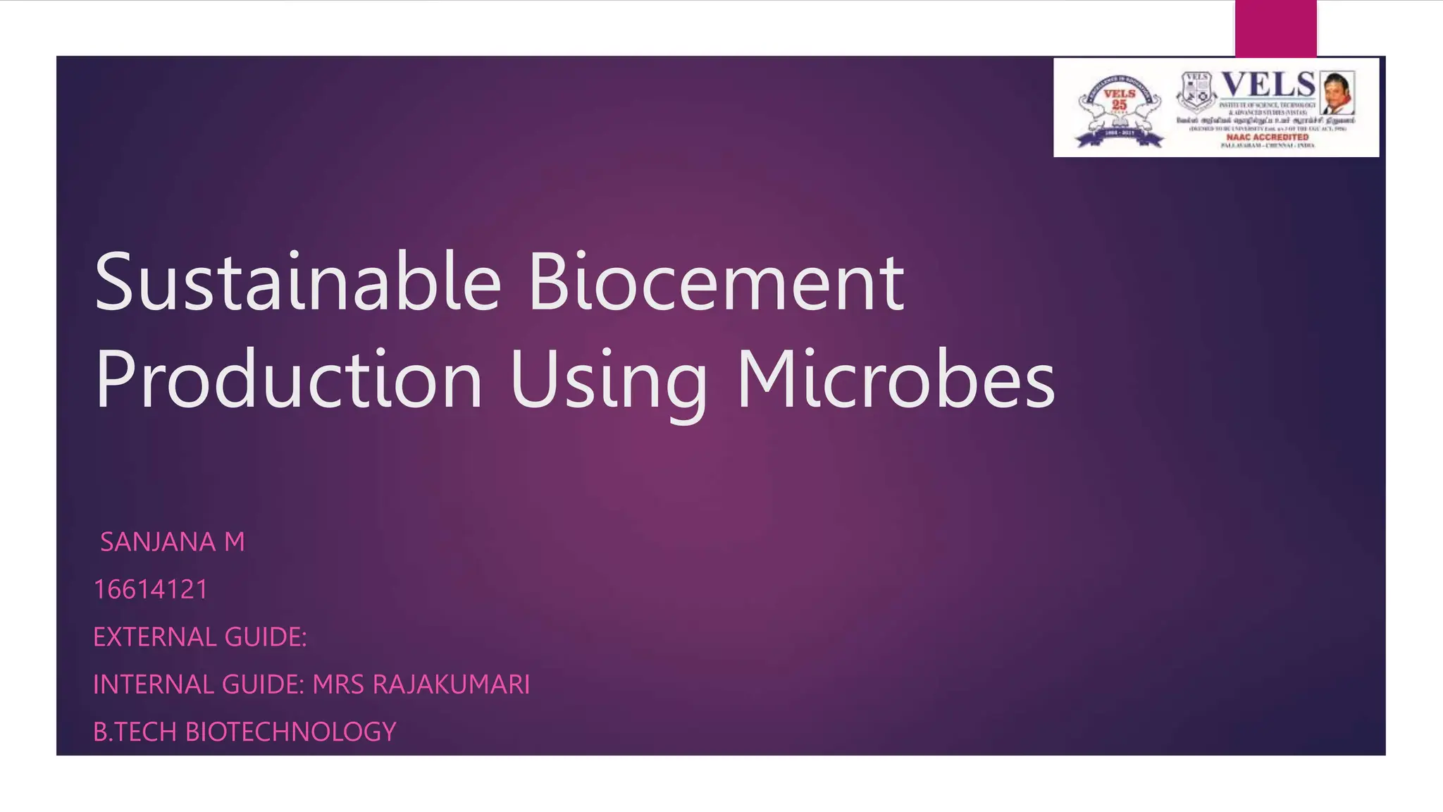 Sustainable Biocement Production Using Microbes.pptx