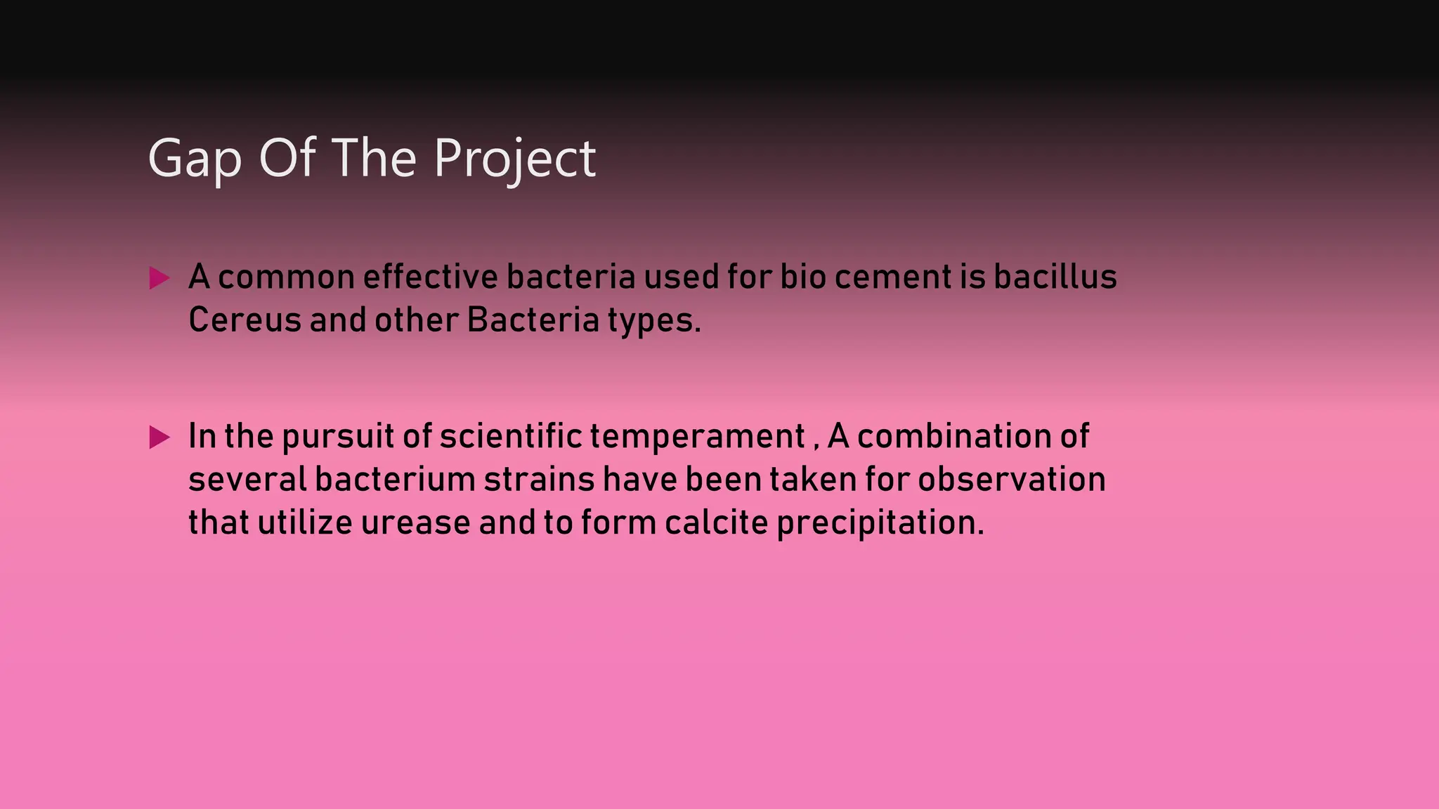 Sustainable Biocement Production Using Microbes.pptx