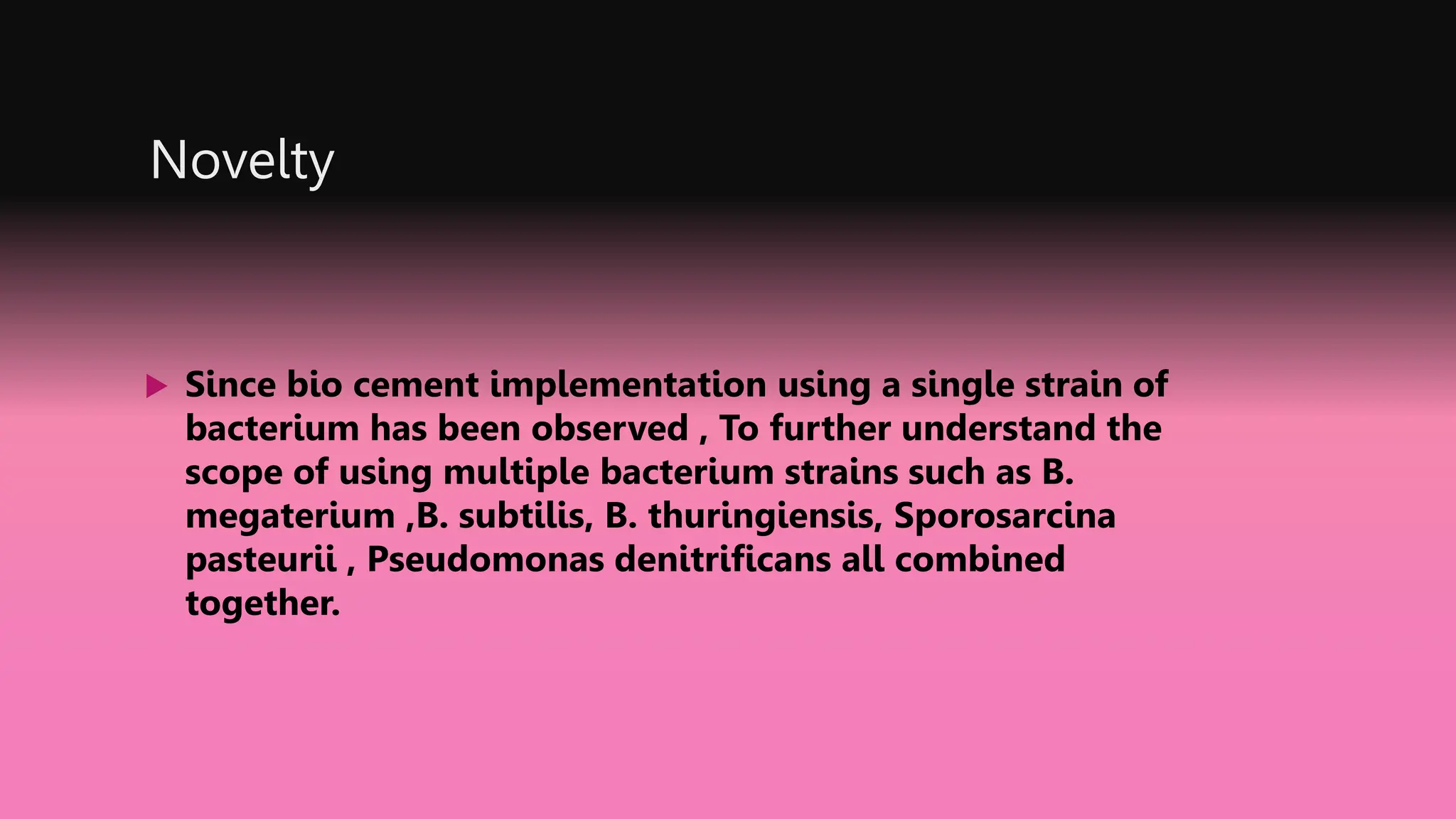 Sustainable Biocement Production Using Microbes.pptx
