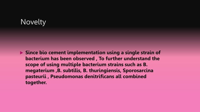 Sustainable Biocement Production Using Microbes.pptx
