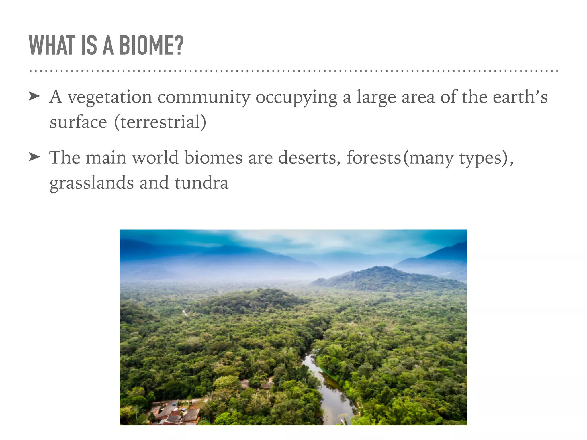 Sustainable biomes | PDF