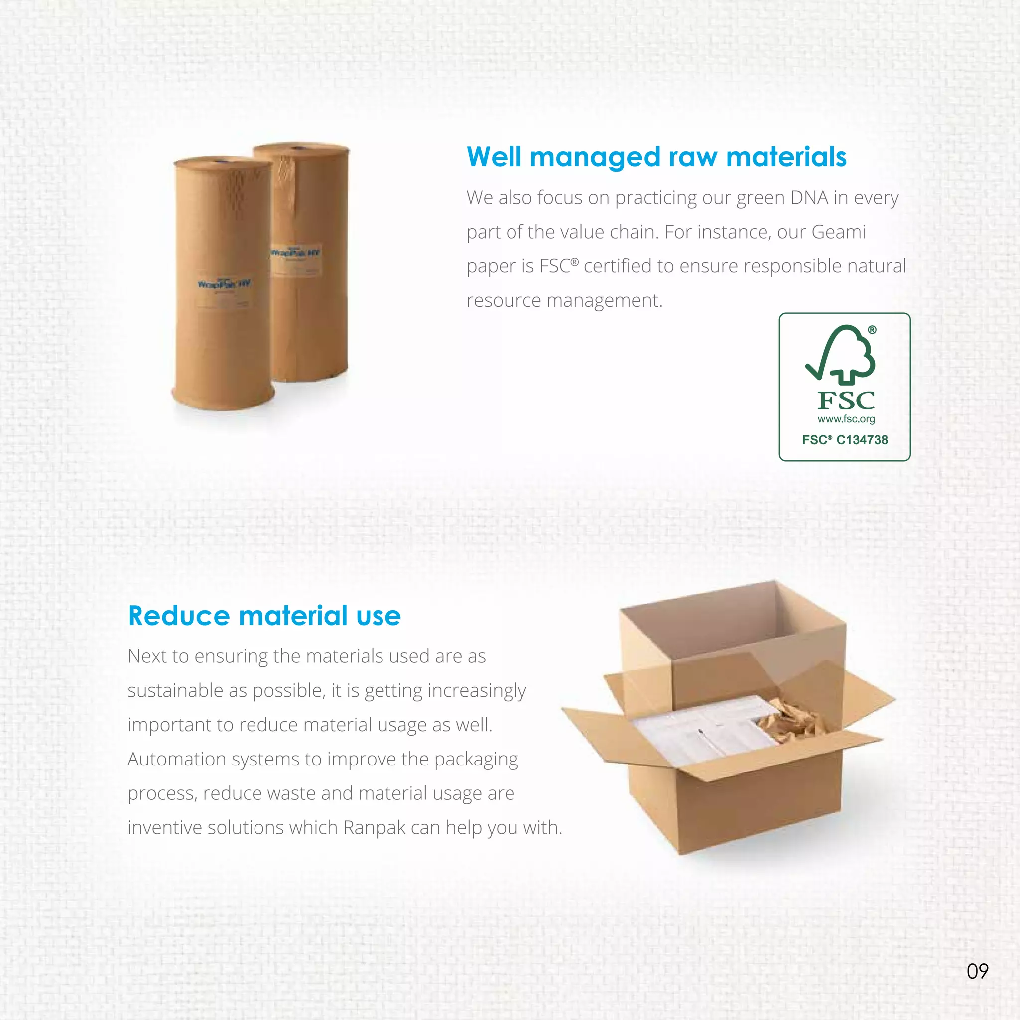 Ranpak Sustainable Brochure | PDF