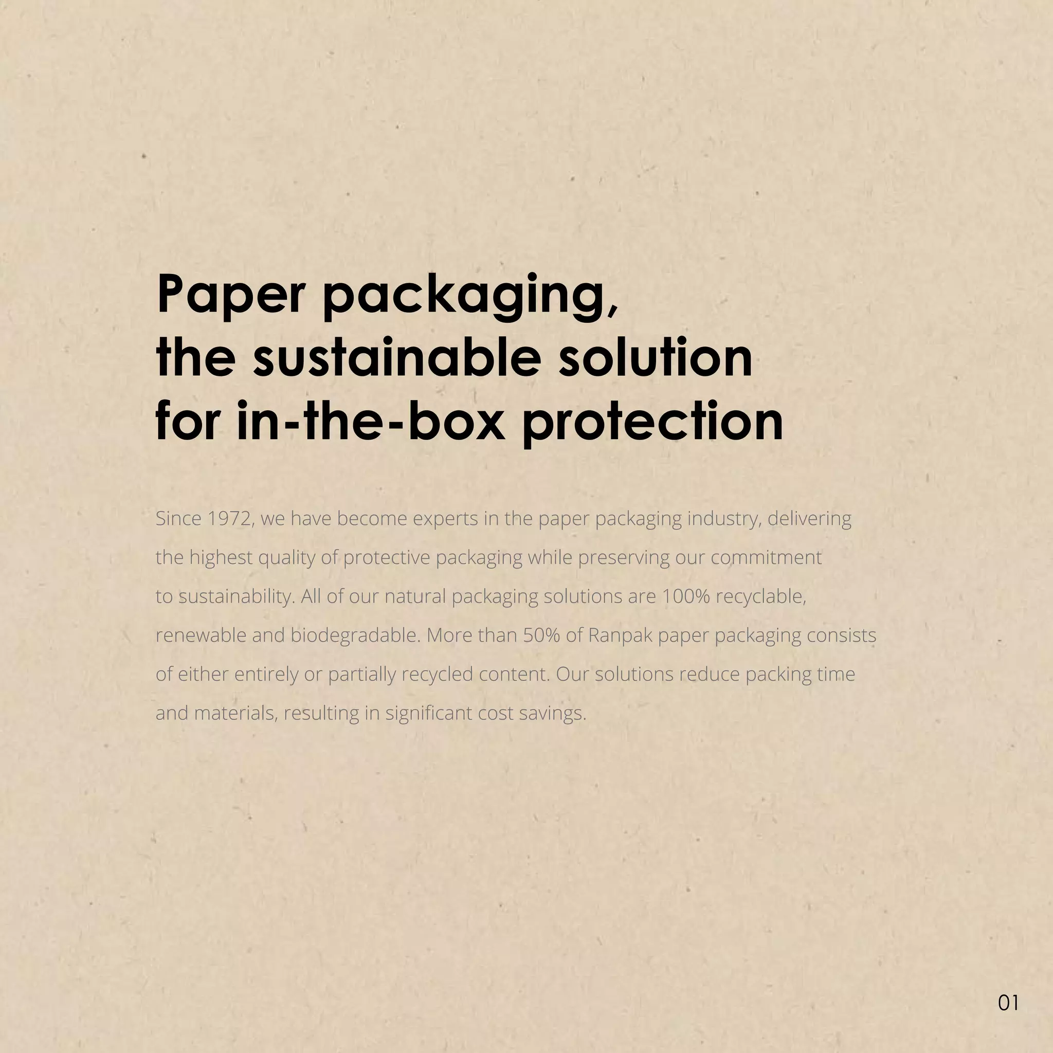 Ranpak Sustainable Brochure | PDF