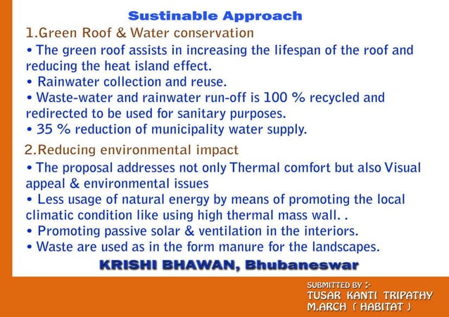 Sustainable Building approach a study on Krishi Bhawan, Bhubaneswar.pdf