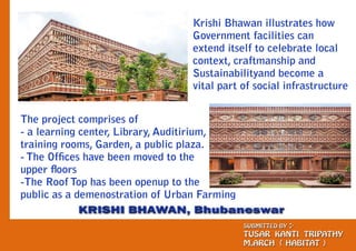 Sustainable Building approach a study on Krishi Bhawan, Bhubaneswar.pdf