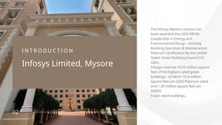 sustainable building Infosys limited, Mysore.pptx