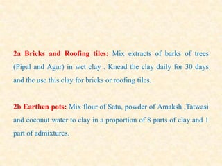 Sustainable building materials of ancient india | PPSX