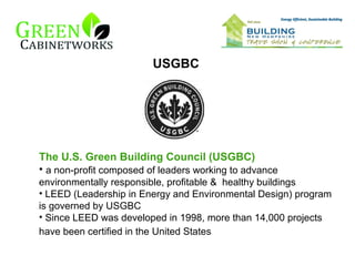Sustainable Cabinetry and Millwork in Green Building Design | PPT