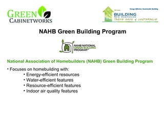 Sustainable Cabinetry and Millwork in Green Building Design | PPT