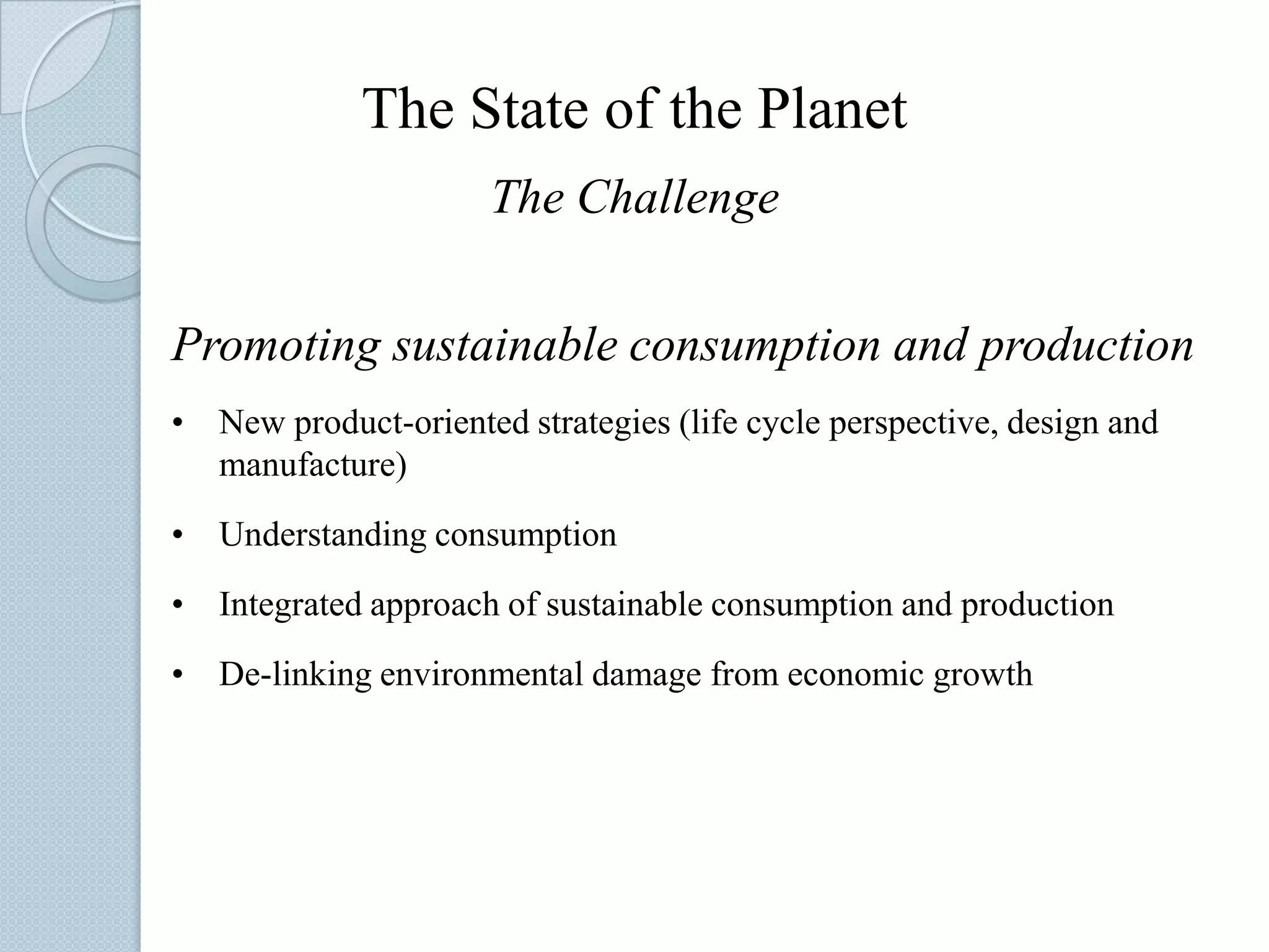 Sustainable consumption and production climate change | PPTX