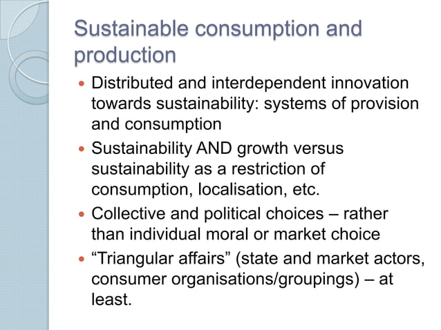 Sustainable consumption and production climate change | PPTX ...