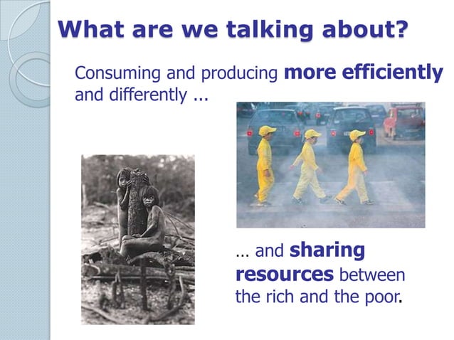 Sustainable consumption and production climate change | PPTX ...