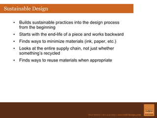 What Makes Design "Sustainable?" | PPT