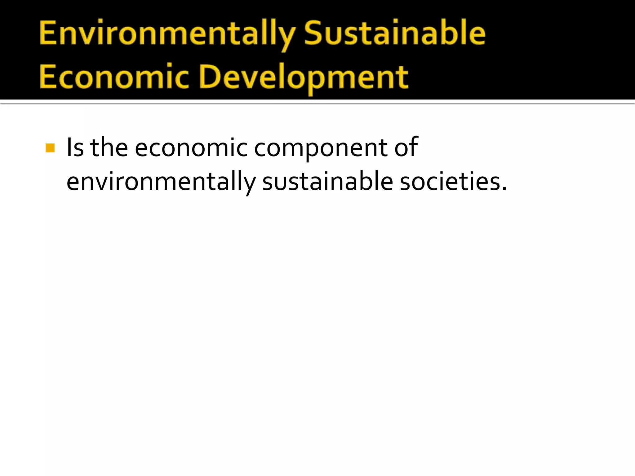Sustainable development | PPTX