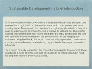 Sustainable development IE Application 2015 | PPT