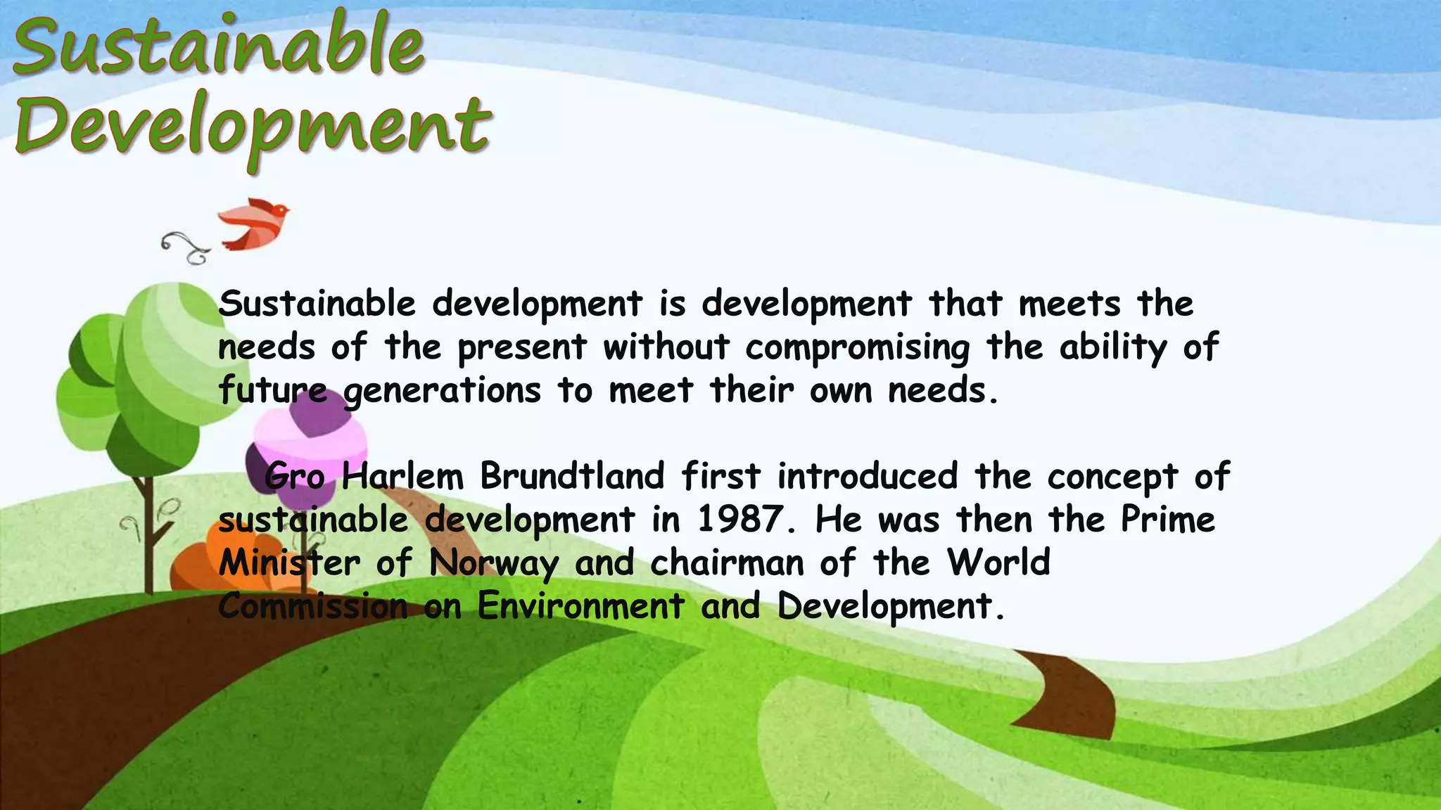 Sustainable development | PPTX