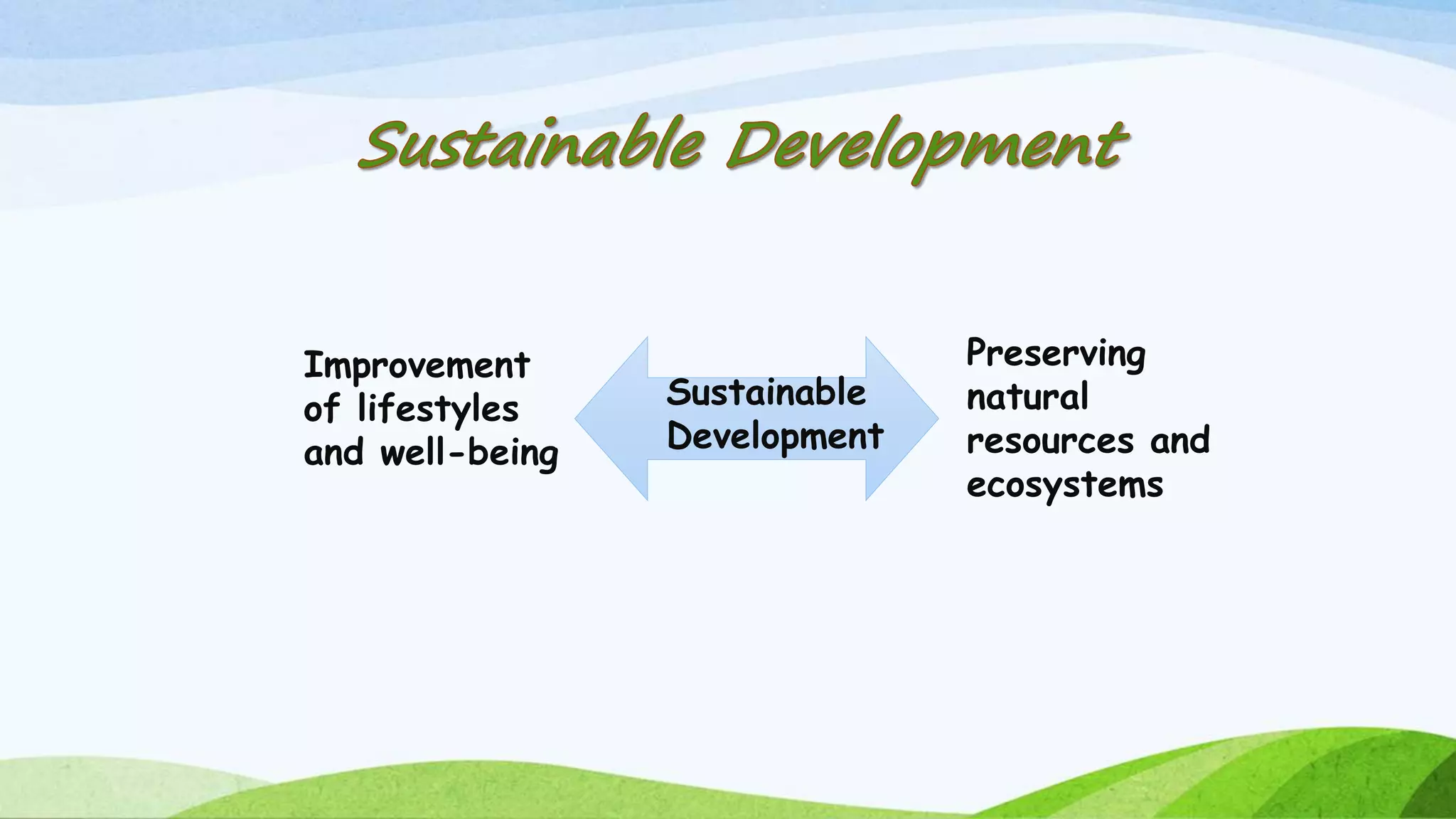 Sustainable development | PPTX