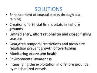 SUSTAINABLE DEVELOPMENT OF MARINE FISHERIES IN INDIA | PPTX