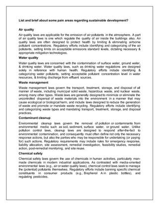 Environmental Compliance for Sustainable Development | DOCX