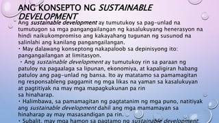 Sustainable development | PPT