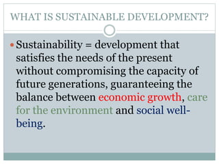 Sustainable development | PPT