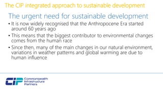 CIP integrated approach to sustainable development | PPTX