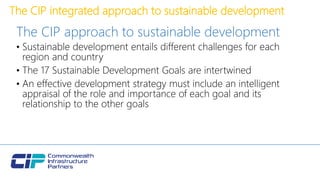 CIP integrated approach to sustainable development | PPTX