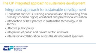 CIP integrated approach to sustainable development | PPTX