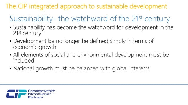 CIP integrated approach to sustainable development | PPT