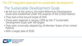 CIP integrated approach to sustainable development | PPTX