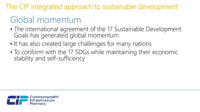 CIP integrated approach to sustainable development | PPT
