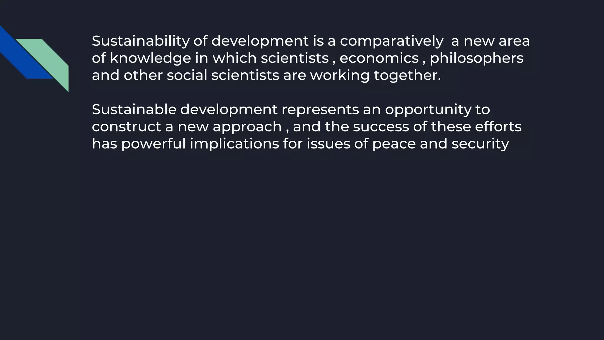 Sustainable development . | PPT