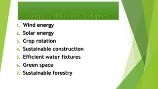 Sustainable development | PPTX
