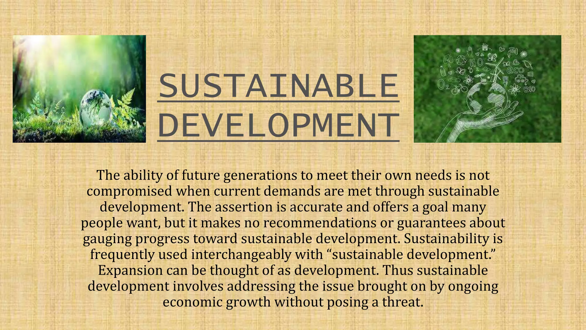 SUSTAINABLE DEVELOPMENT.pptx | Business | Business and Finance