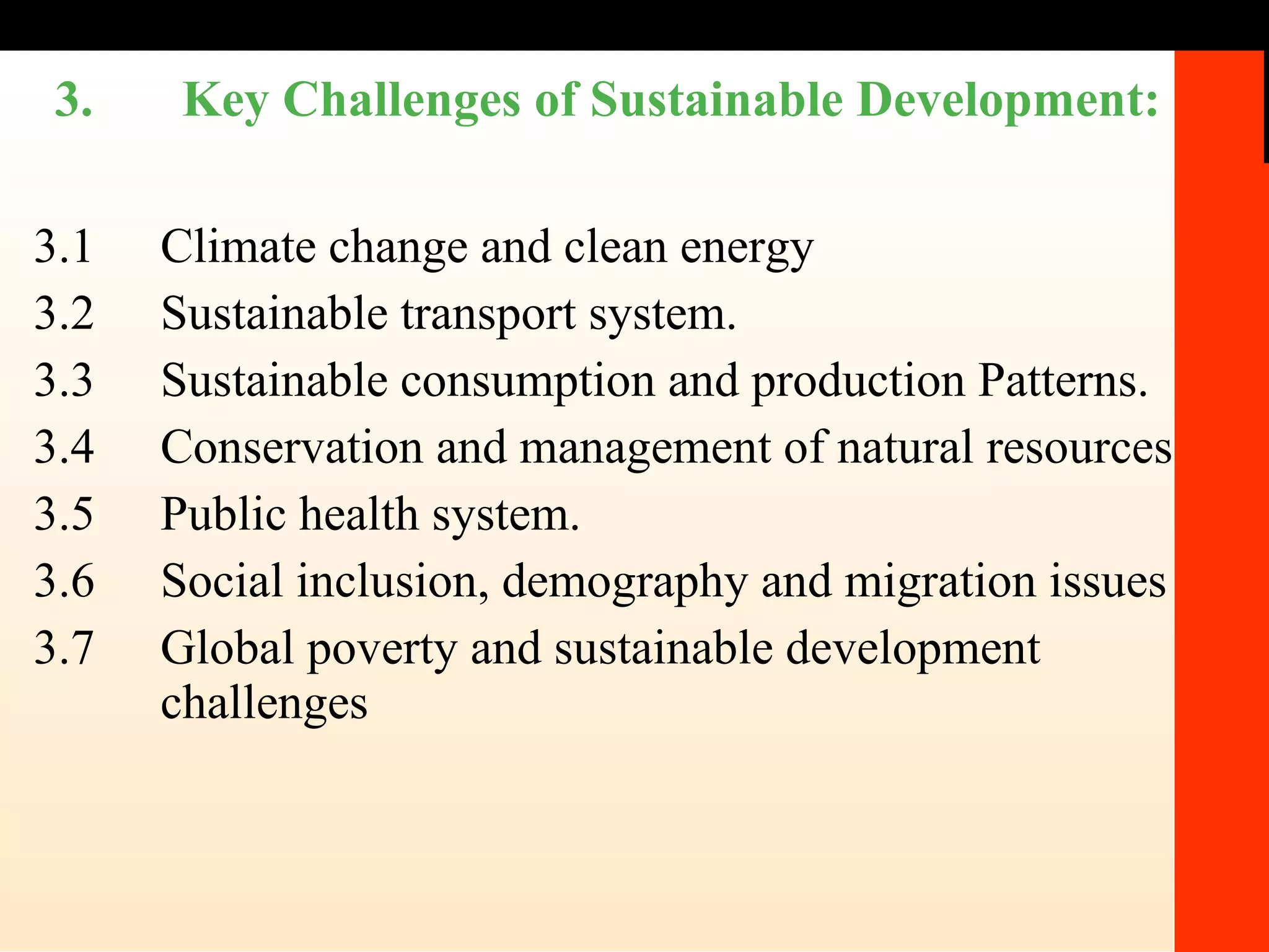 Sustainable development chalenges(l-02) | PPT