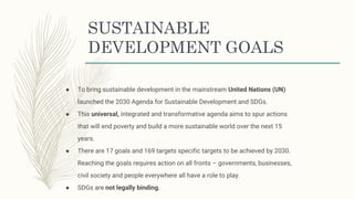 Sustainable development:- Need and Importance | PPTX