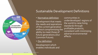 Sustainable development | PPT
