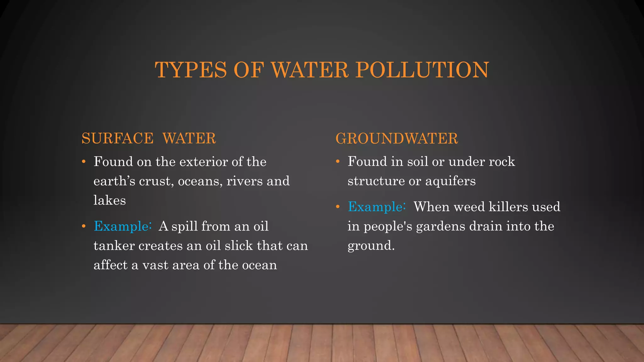 Sustainable development (WATER POLLUTION) | PPTX