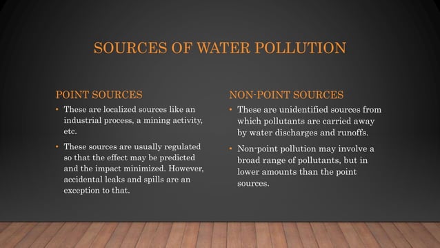 Sustainable development (WATER POLLUTION) | PPTX