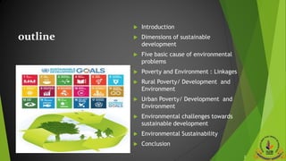 Sustainable development and environment pollution | PPTX