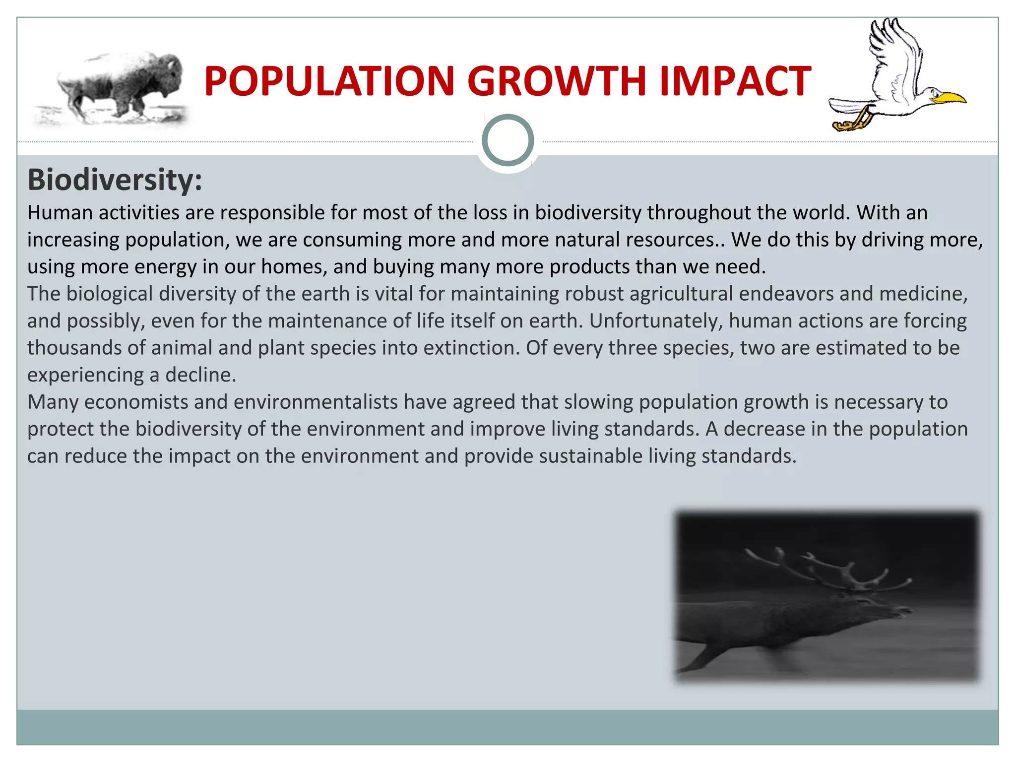 Sustainable Development with respect to Population Growth | PPT